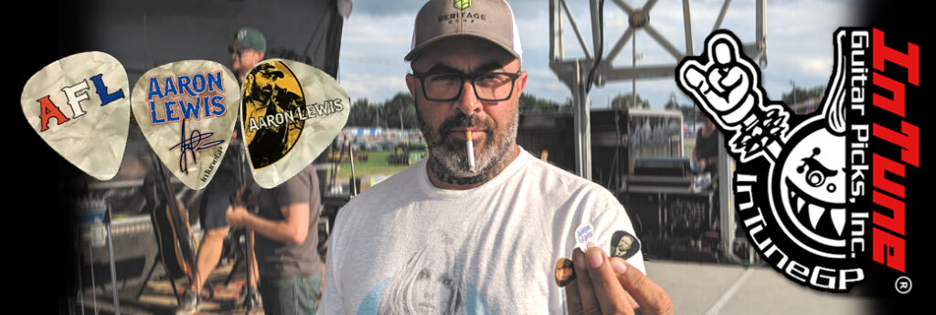 Custom Guitar Picks Aaron Lewis by InTune Guitar Picks, Inc.